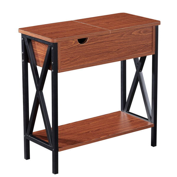 Latitude Run® Flip Top End Table with Storage - Wayfair Canada