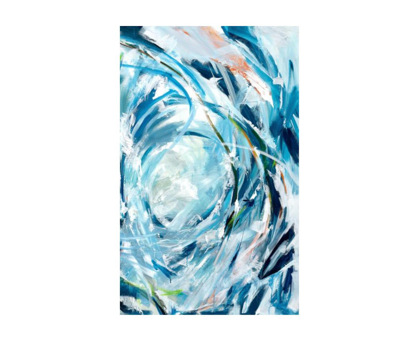 Chelsea Art Studio Blue Line II by Sara Brown - Graphic Art on Canvas ...