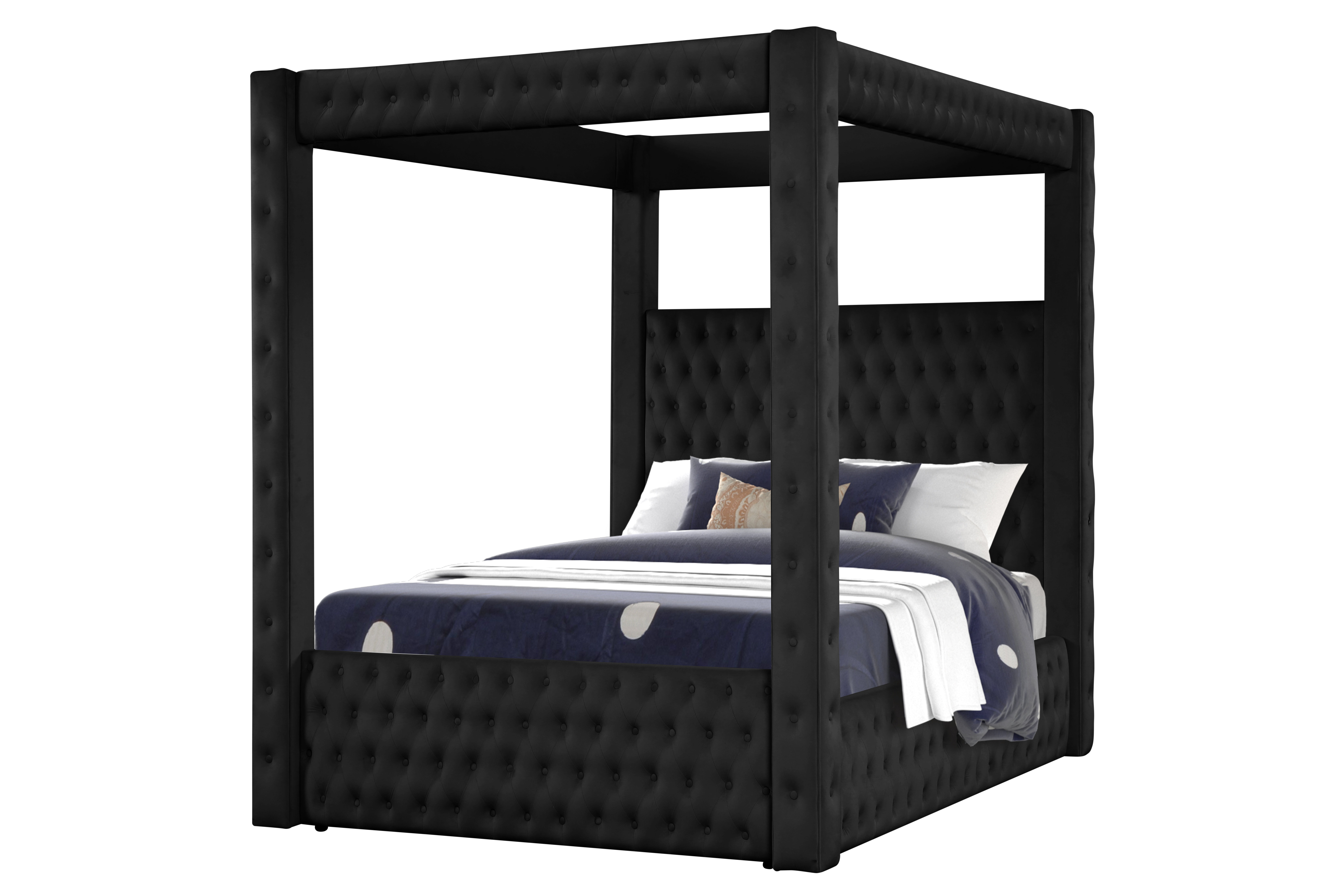 House of Hampton® Janeece Upholstered Canopy Bed | Wayfair
