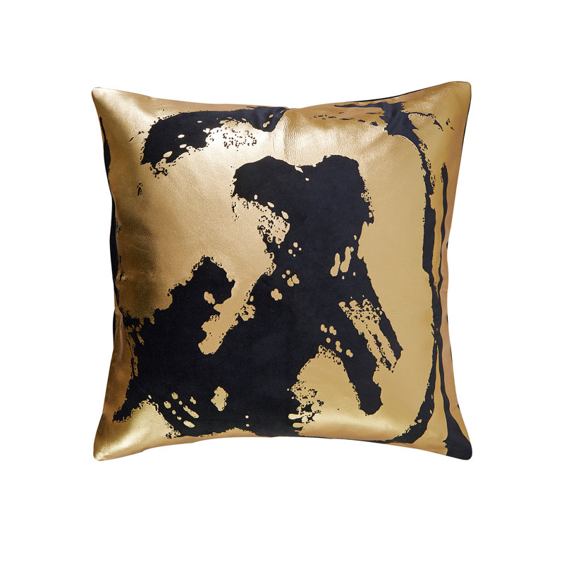 THE-TINOART Abstract Velvet Reversible Pillow Cover | Wayfair