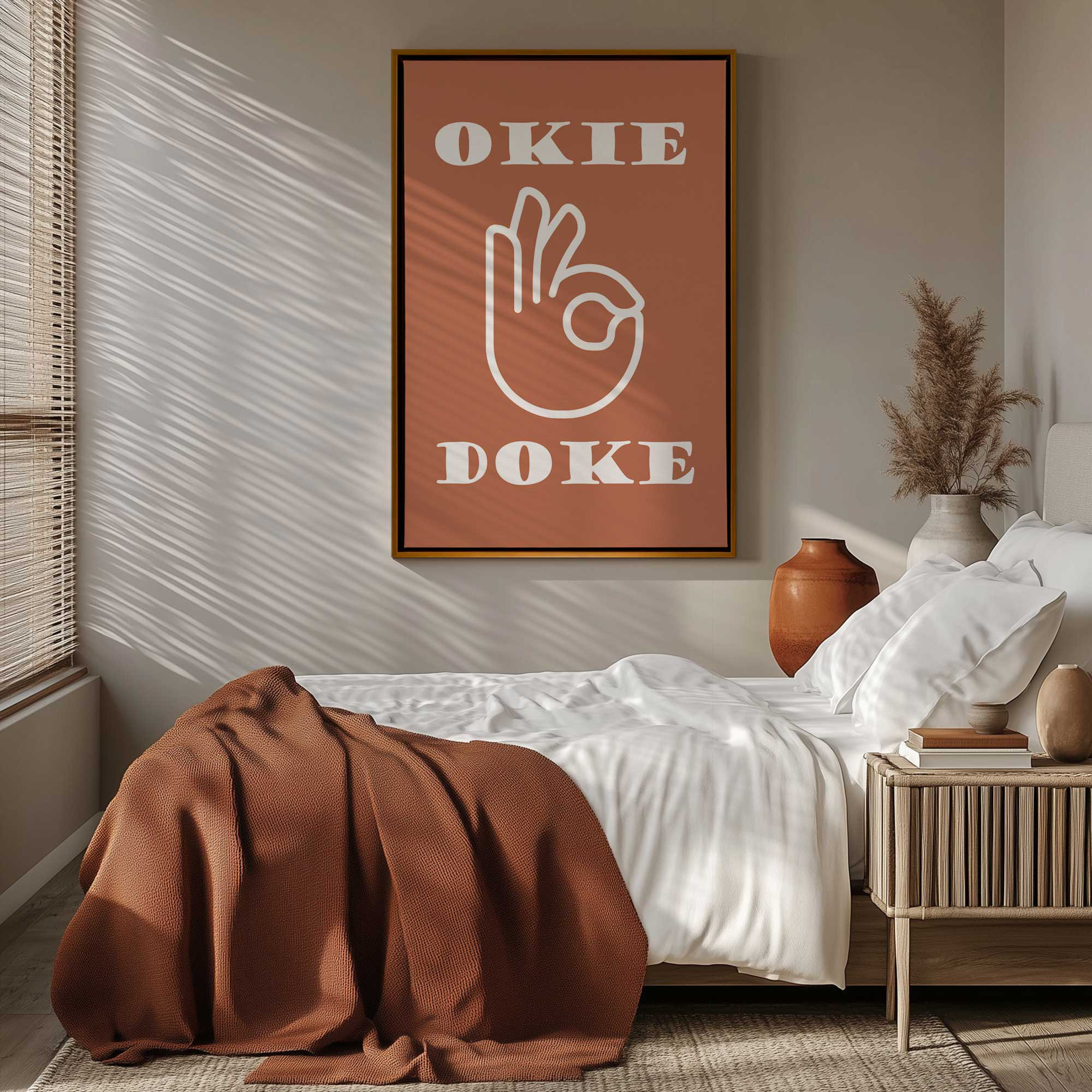 George Oliver Okie Doke Canvas Print in a Frame | Wayfair