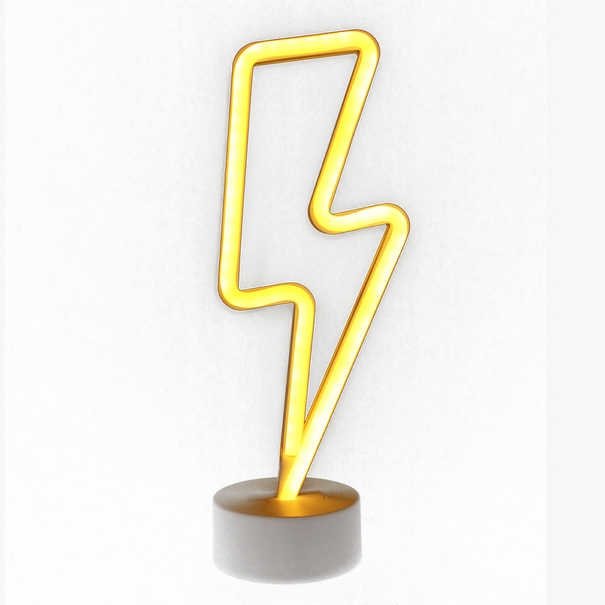 Neon Knight Lightning Bolt 11" LED Novelty Neon Sign - Wayfair Canada