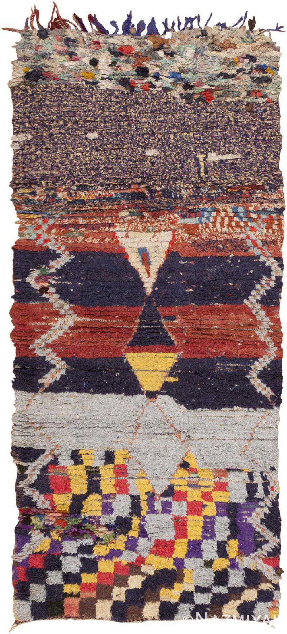 Nazmiyal Collection Vintage Tribal Moroccan Colorful Rug | Wayfair