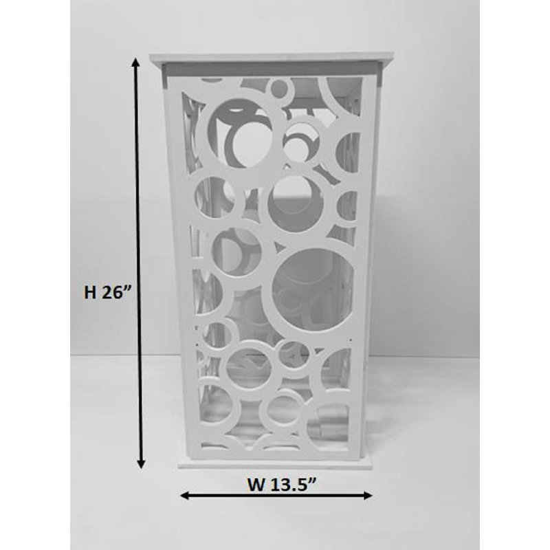 Red Barrel Studio® VIMA (Bubbles) Decorative Display PVC Stand Pedestal ...