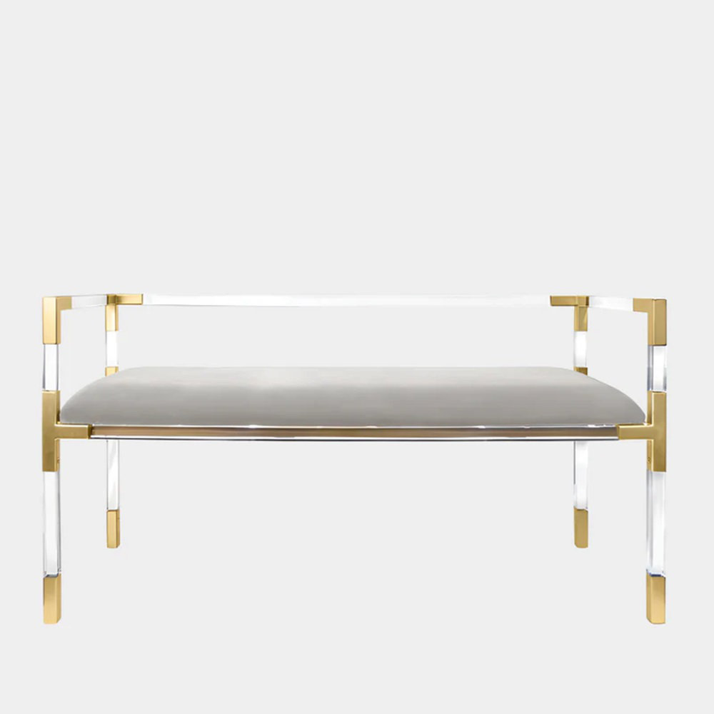 Everly Quinn Acrylic Rec Dining Bench - Wayfair Canada