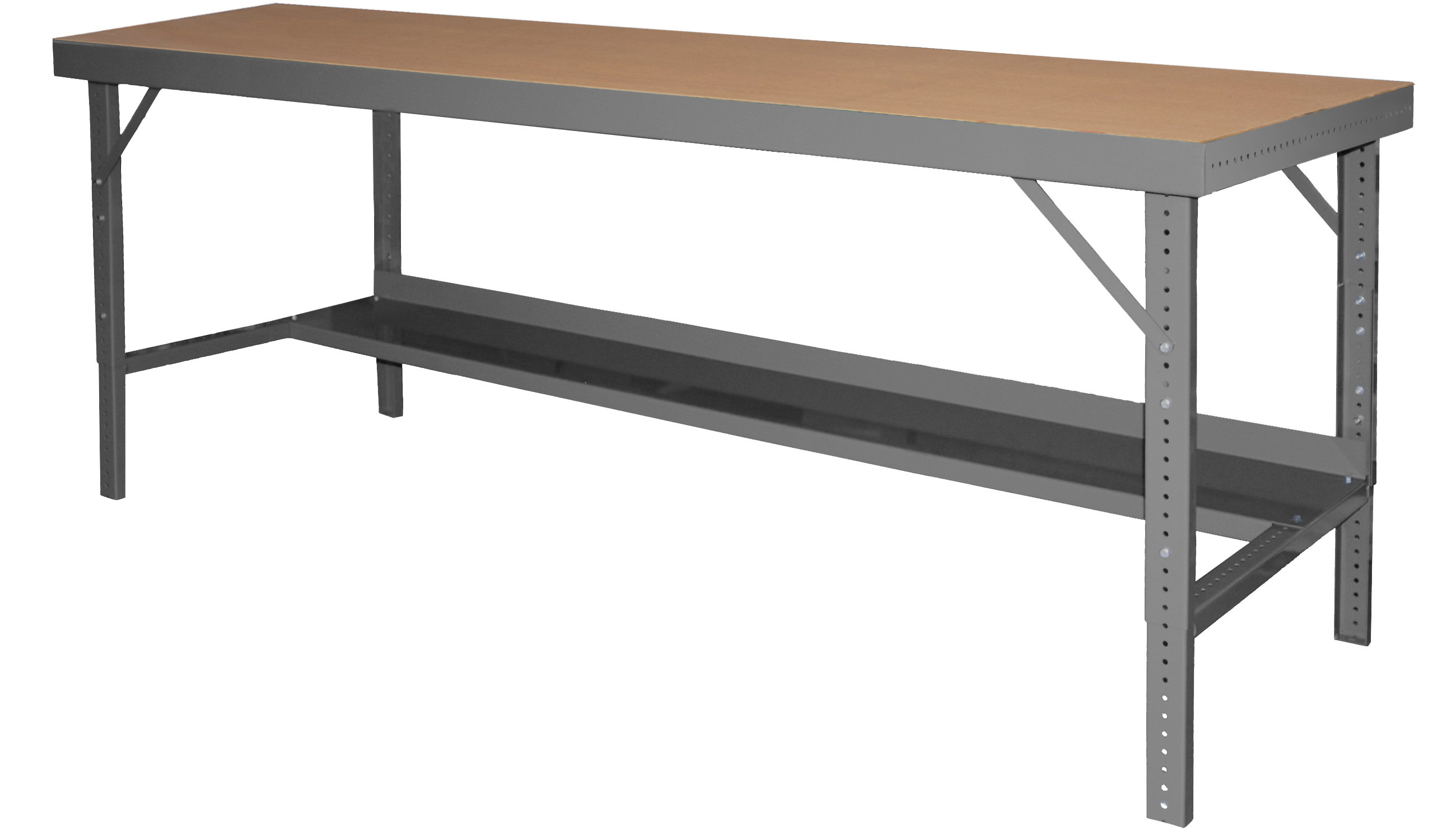 Durham Manufacturing Ergonomic Folding Leg Style Adjustable Height ...