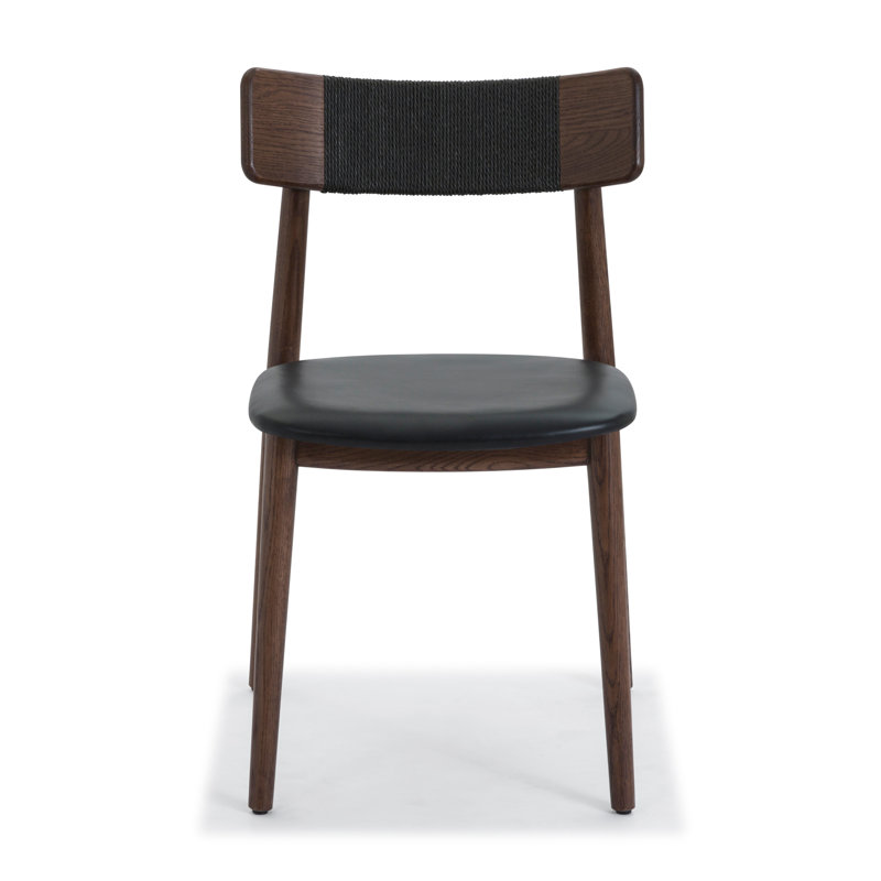 AllModern Sakina Leather Low Back Side Chair | Wayfair
