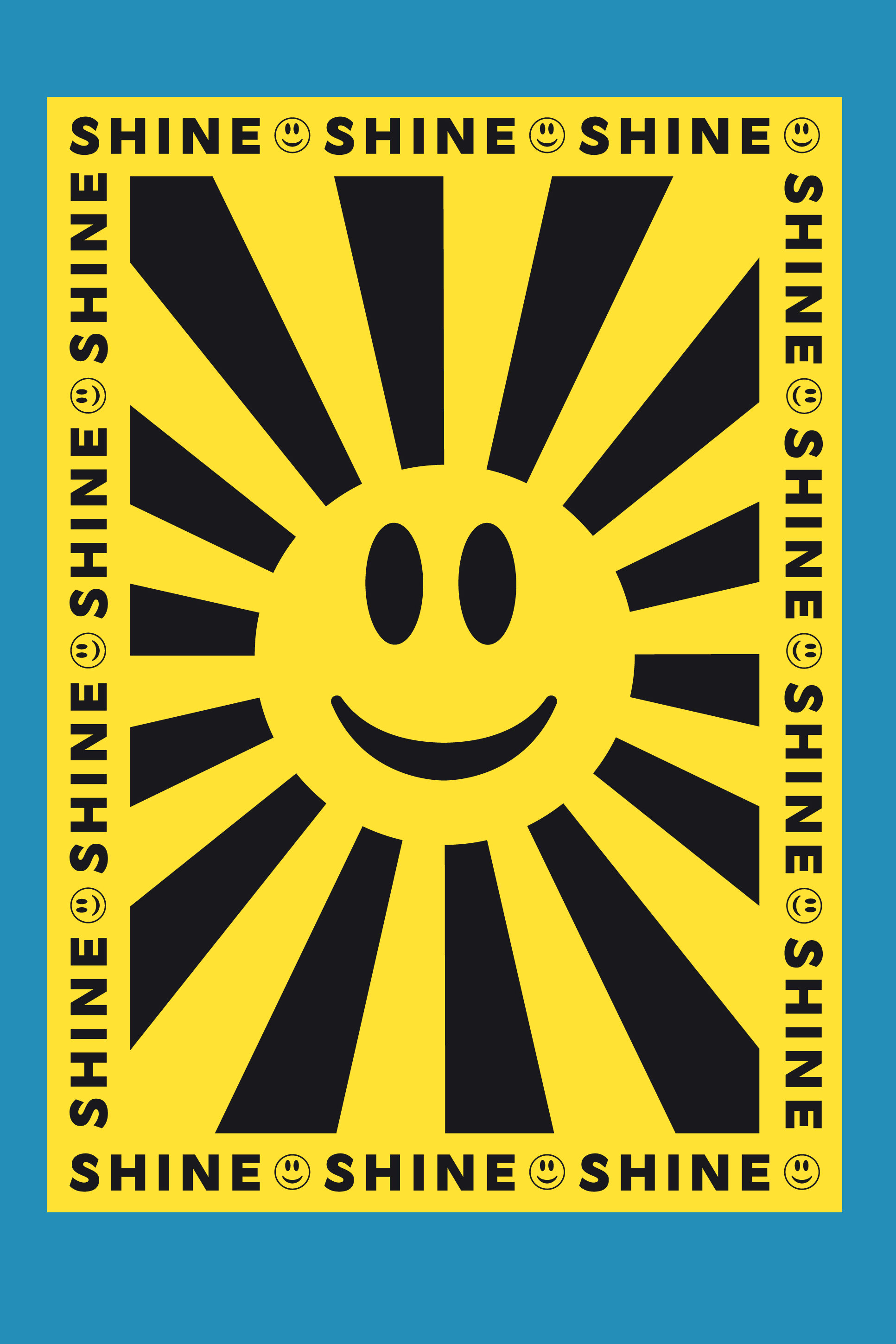 Happy Larry Sunshine Retro Placard. | Wayfair.co.uk
