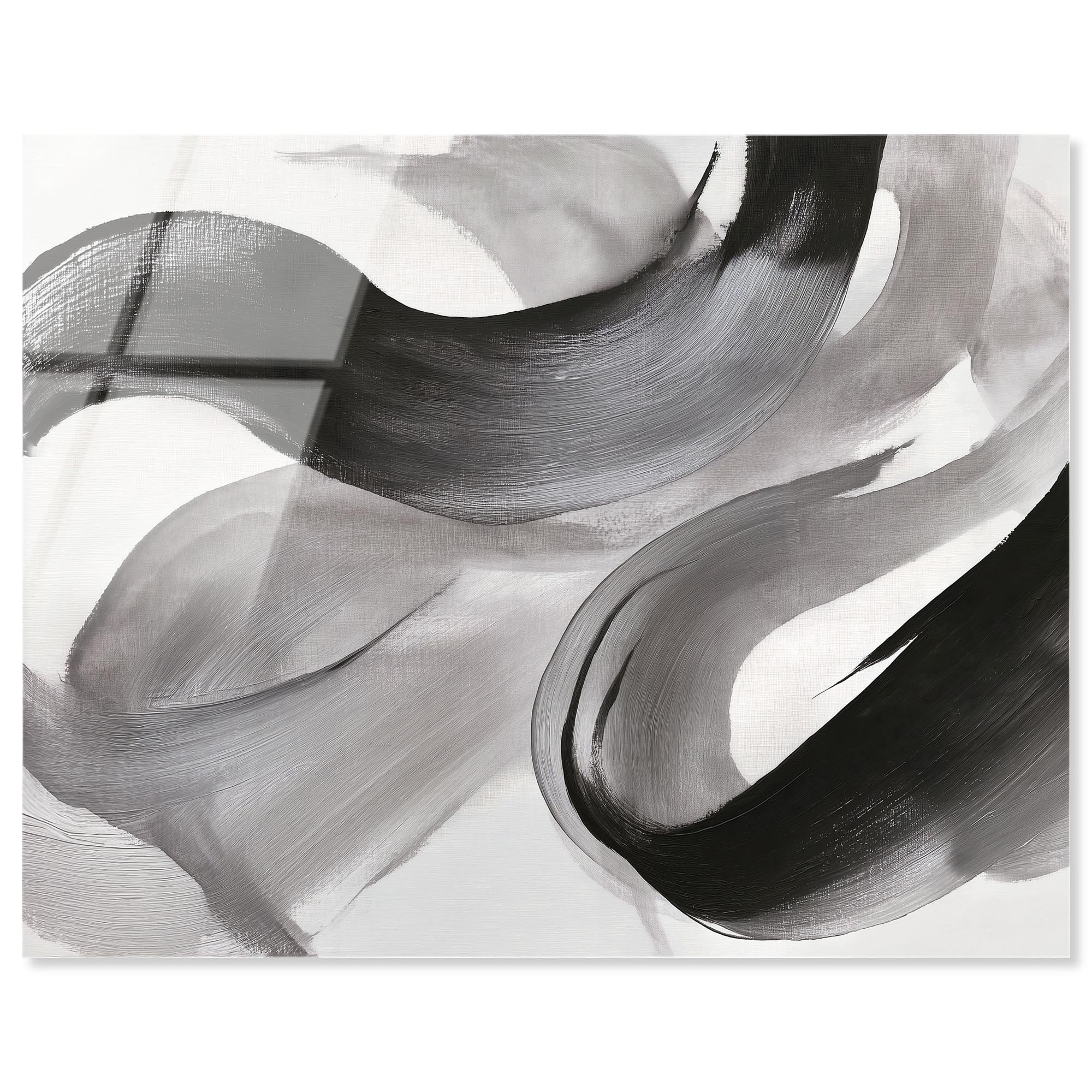 Art Remedy Sweeping Shadows II Acrylic Print Black Grey Art by Art ...