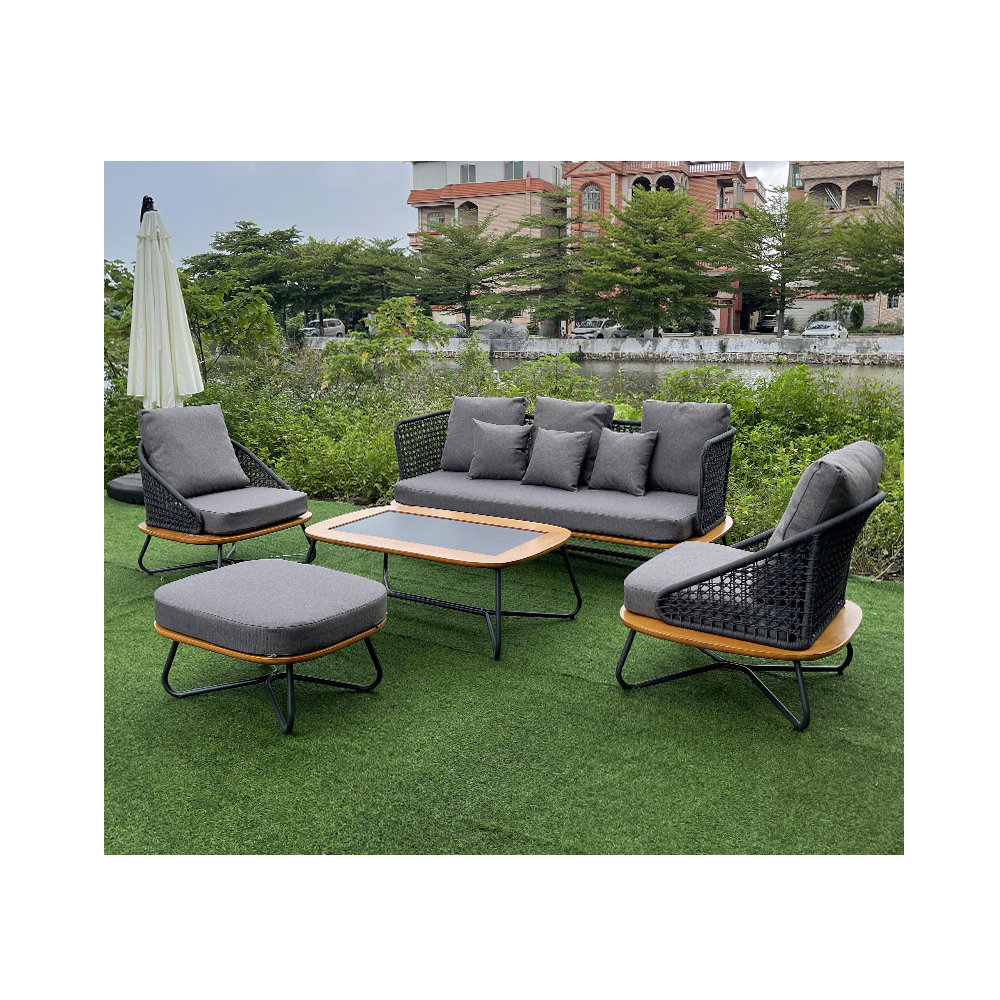 GEMEZO 6 - Person Outdoor Seating Group with Cushions | Wayfair