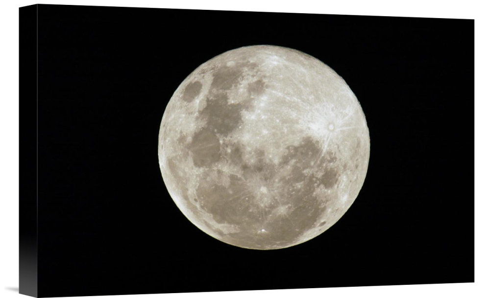 Bless international Full Moon On Canvas Print | Wayfair