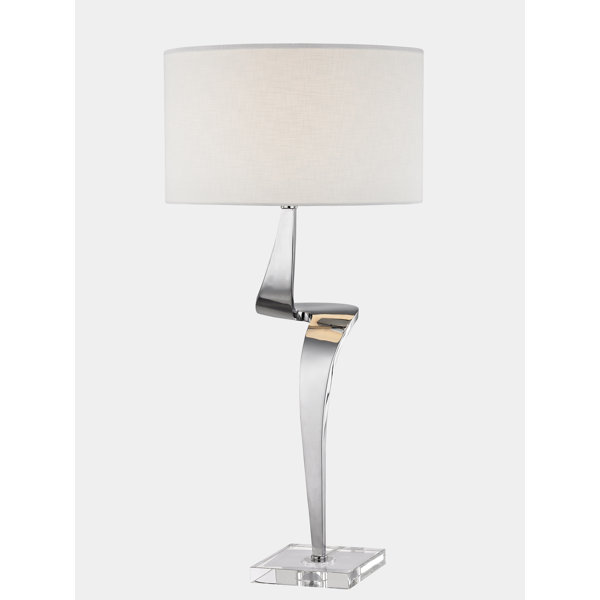 Brayden Studio® Jennie 1 Light Chrome Table Lamp | Wayfair