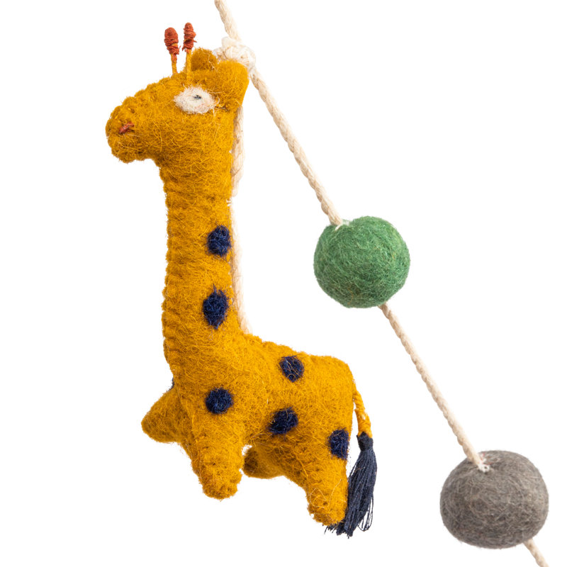 Isabelle & Max™ 6'6" Multi-Colored Pom Pom Novelty Garland & Reviews ...