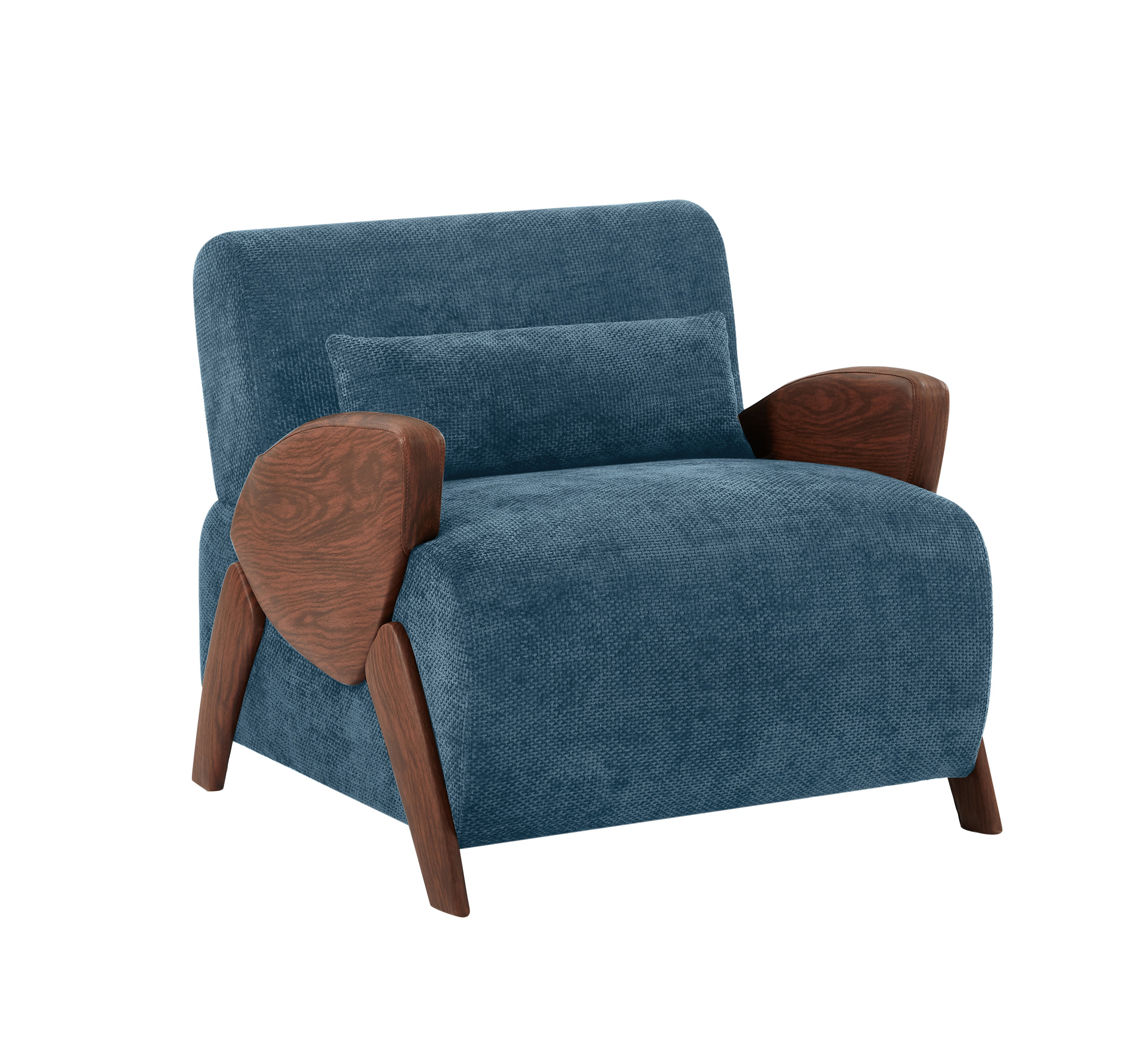 George Oliver Modern Accent Armchair with Plush Cushioning, Comfortable ...