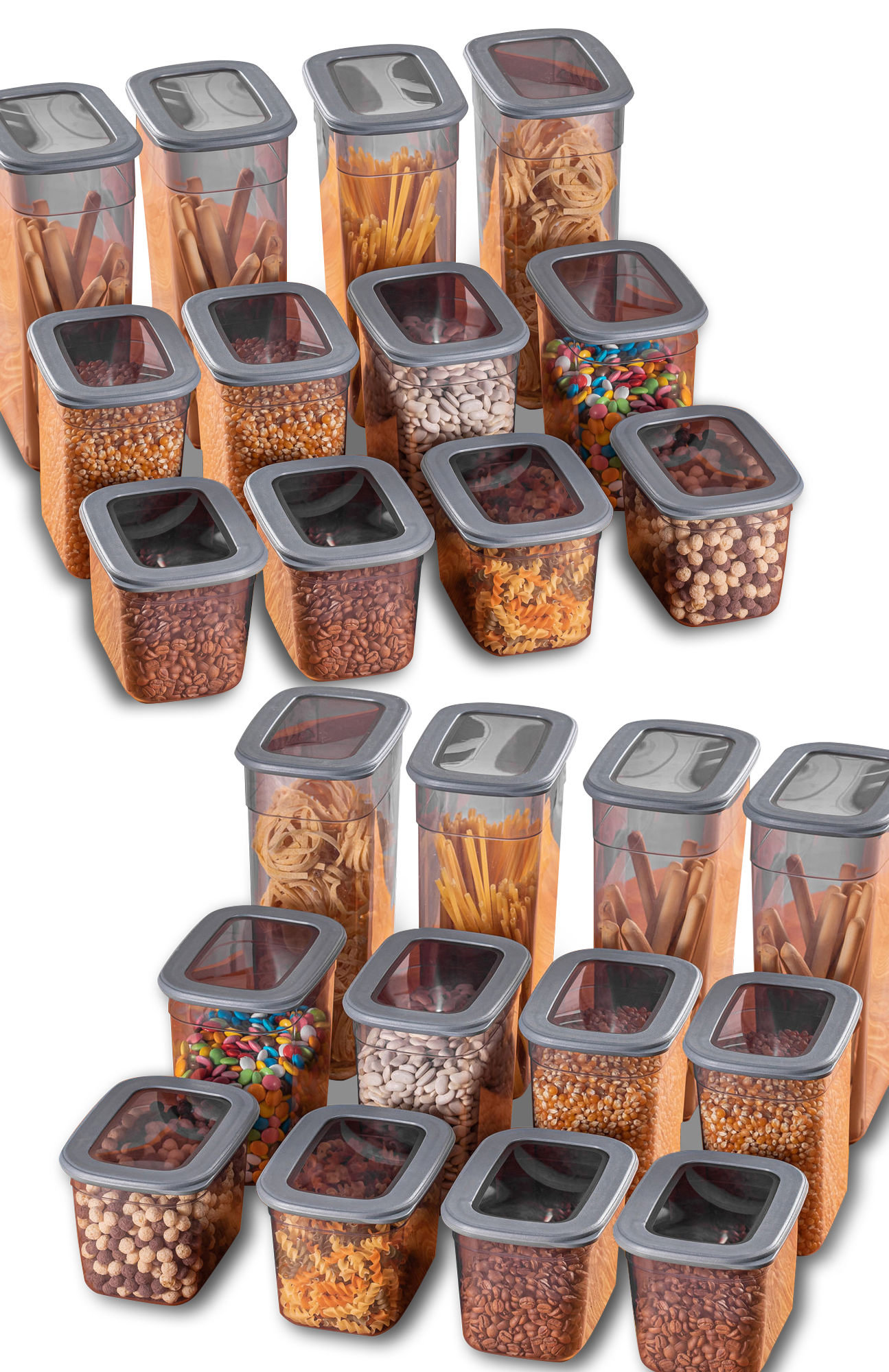 East Urban Home 24 Container Food Storage Set | Wayfair