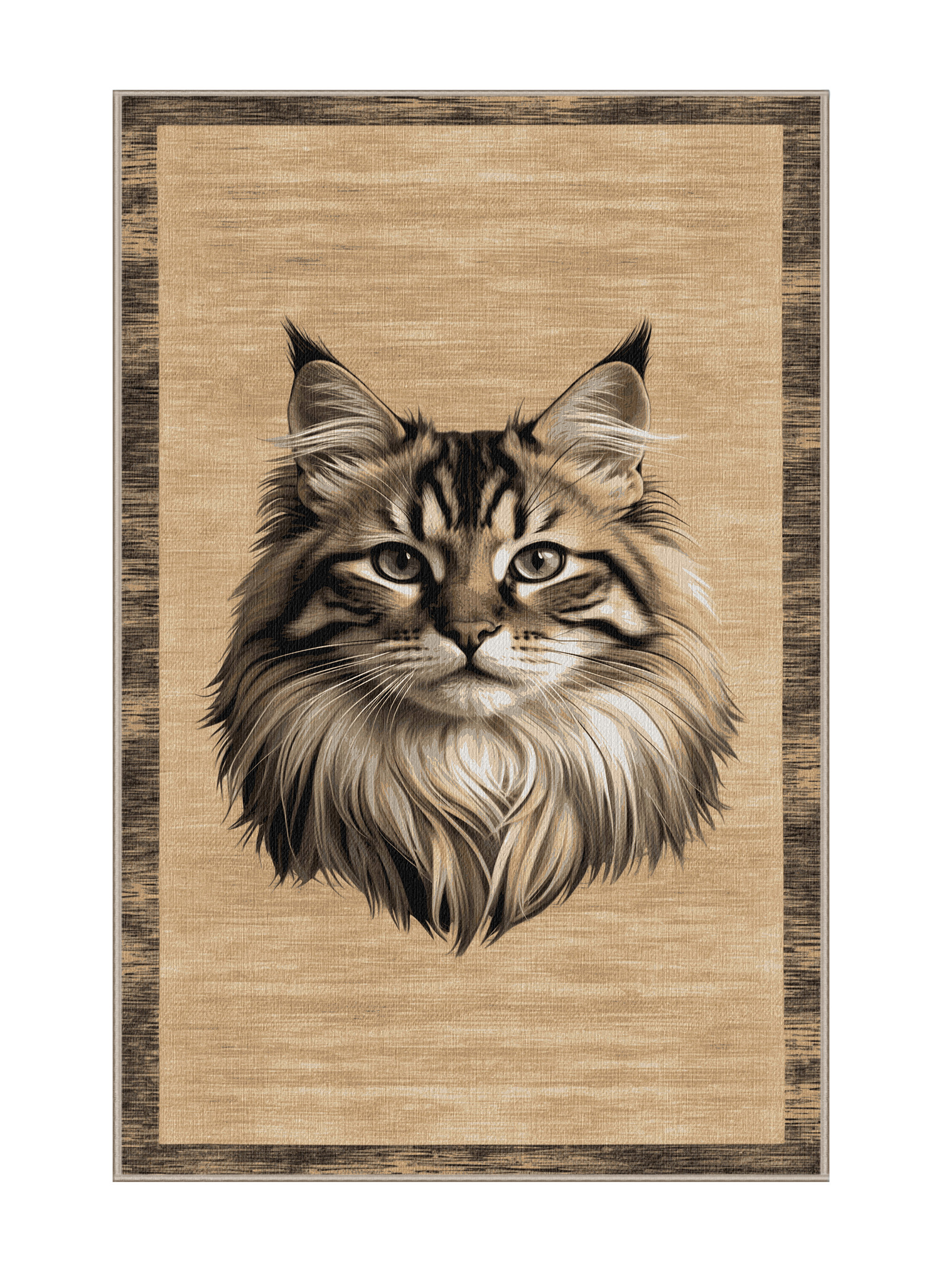Dakota Fields Washable Siberian Cats Area Rug | Wayfair