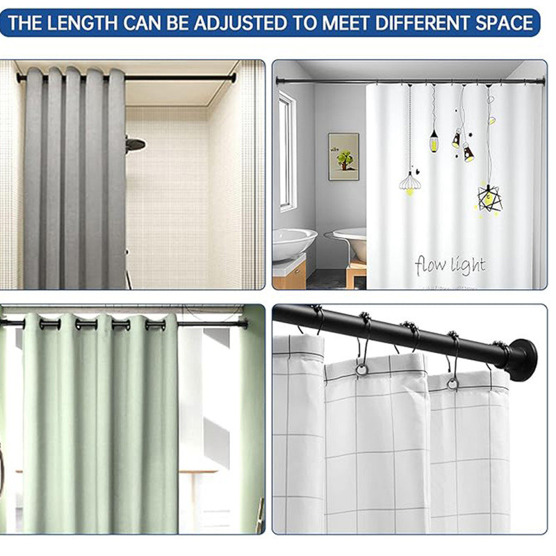 Minoky 72'' Straight Wall Shower Curtain Rod | Wayfair