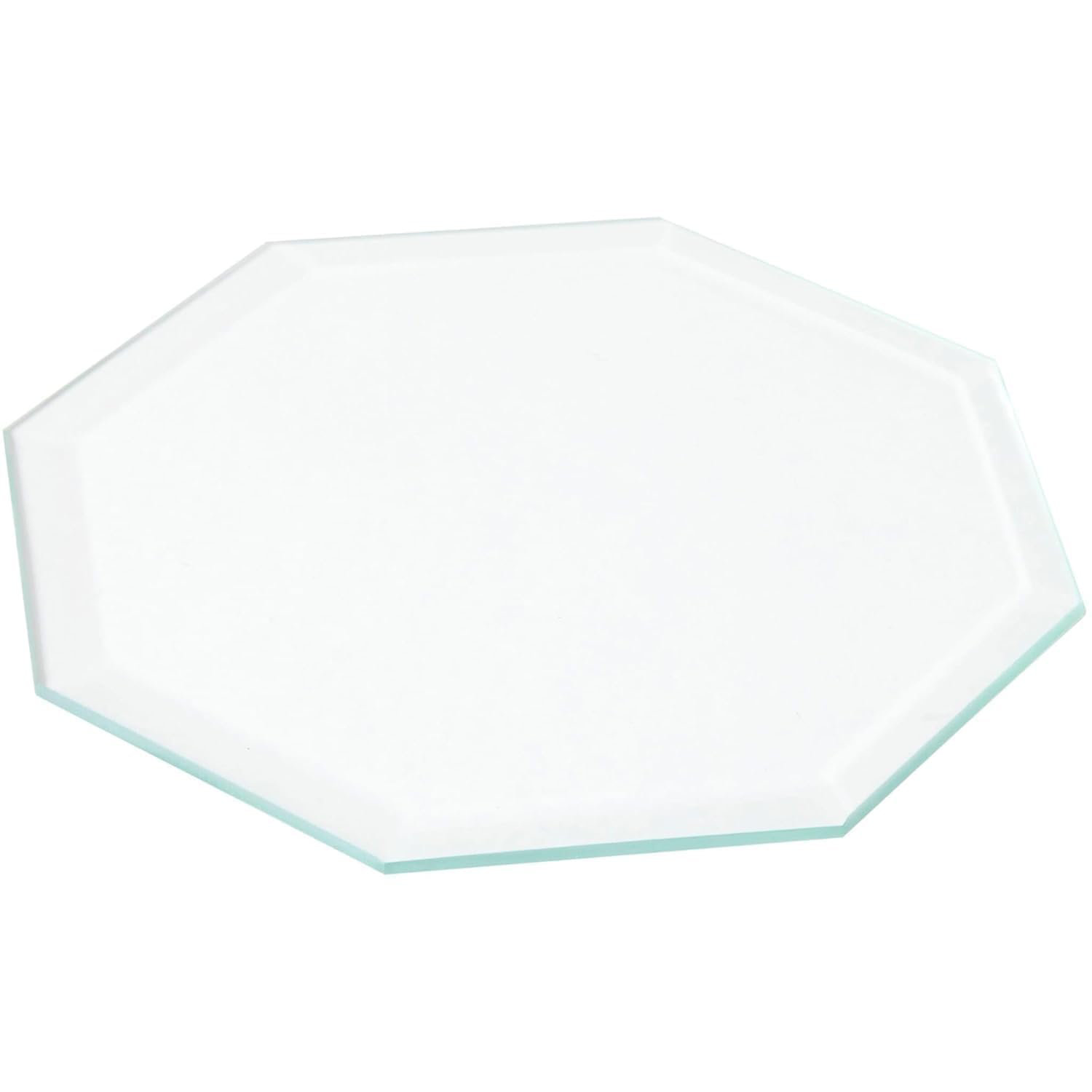 Latitude Run® Octagon Glass table top - 1/2" Thick - Bevel Polish Edge ...