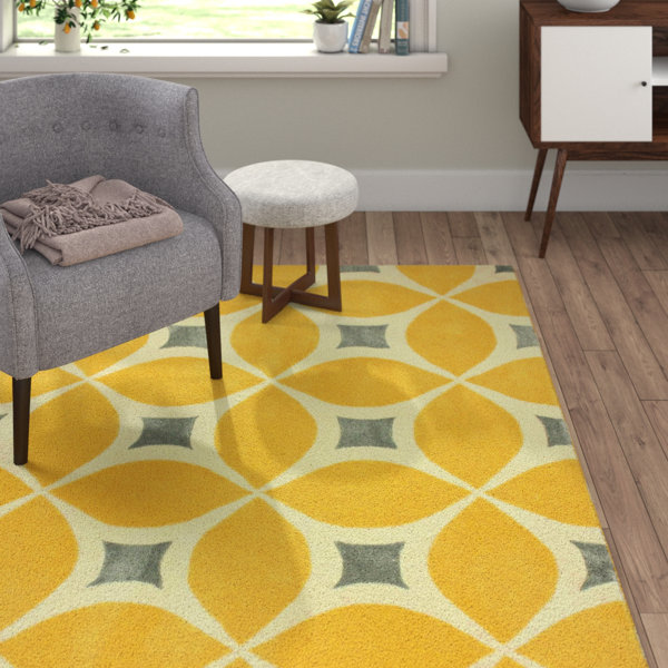 Wade Logan® Southam Geometric Area Rug for Living Room Bedroom Dining ...