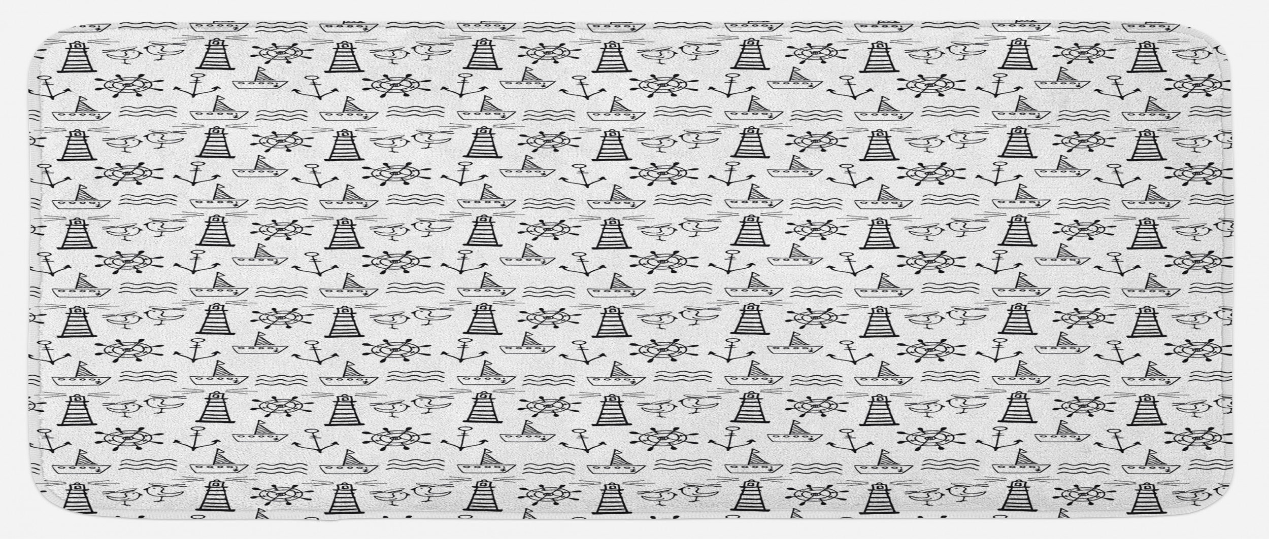 East Urban Home Lighthouse Kitchen Mat | Wayfair