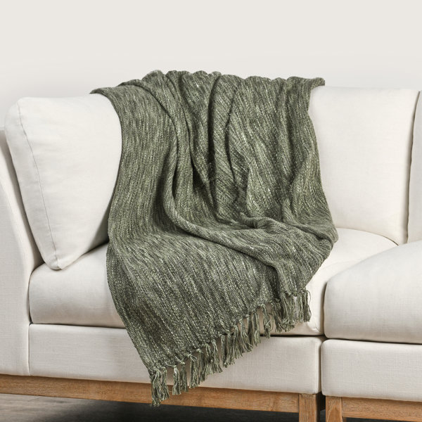 Villa by Classic Home Sharma Hand Woven Throw Blanket | Perigold