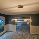 Wade Logan® Siri 3 - Light Satin Nickel LED Kitchen Island Pendant ...