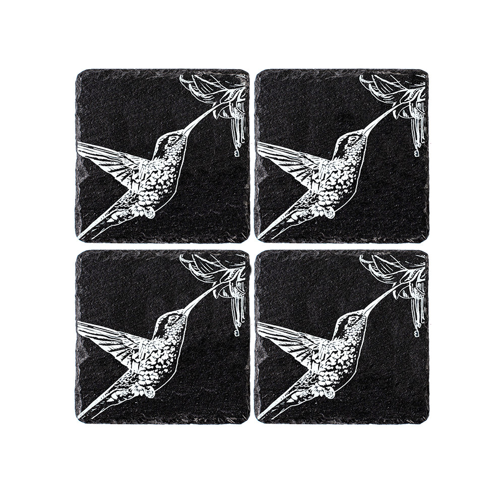 Selbrae House Square 4 Piece Coaster Set | Wayfair.co.uk