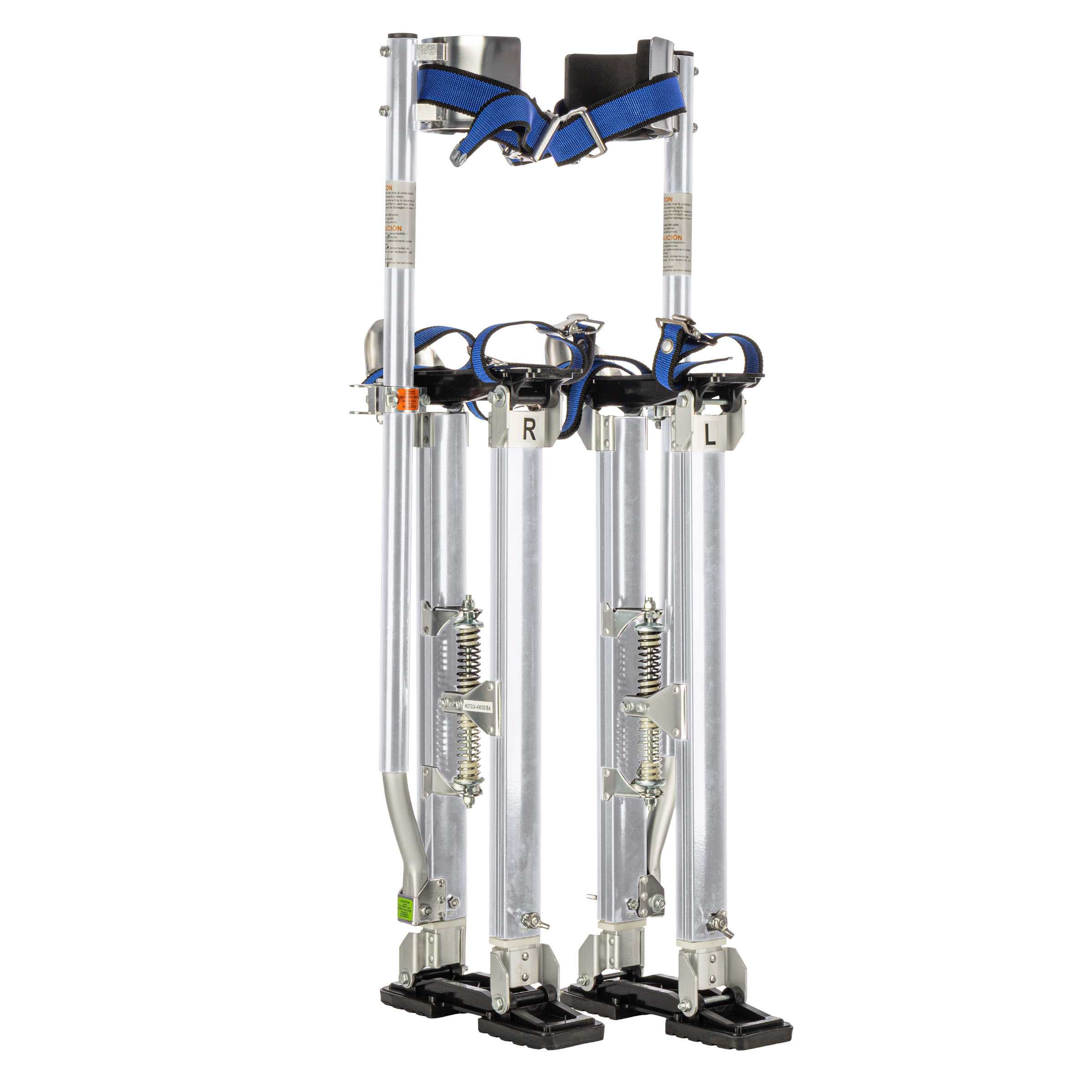 Stalwart Drywall Stilts-18-30-inch Aluminum Spring Loaded Stilts with A ...