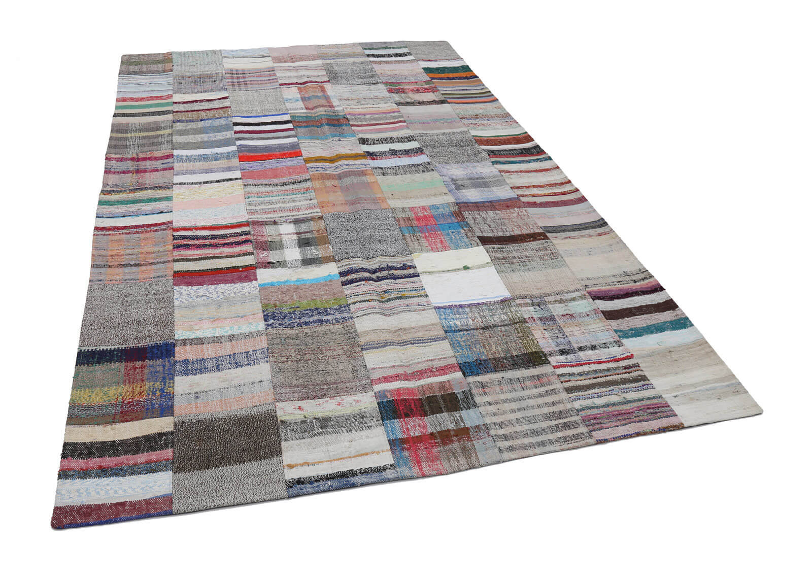 Rug N Carpet Kırk Yama Hand Knotted Wool Patchwork Rug - Wayfair Canada