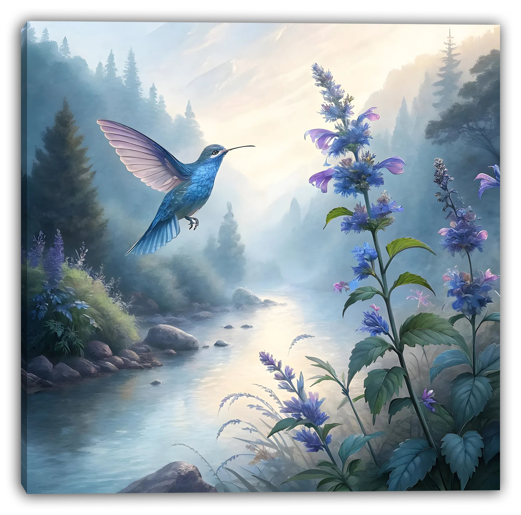 Millwood Pines River Jewel - Hummingbird in Tranquil Valley | Wayfair