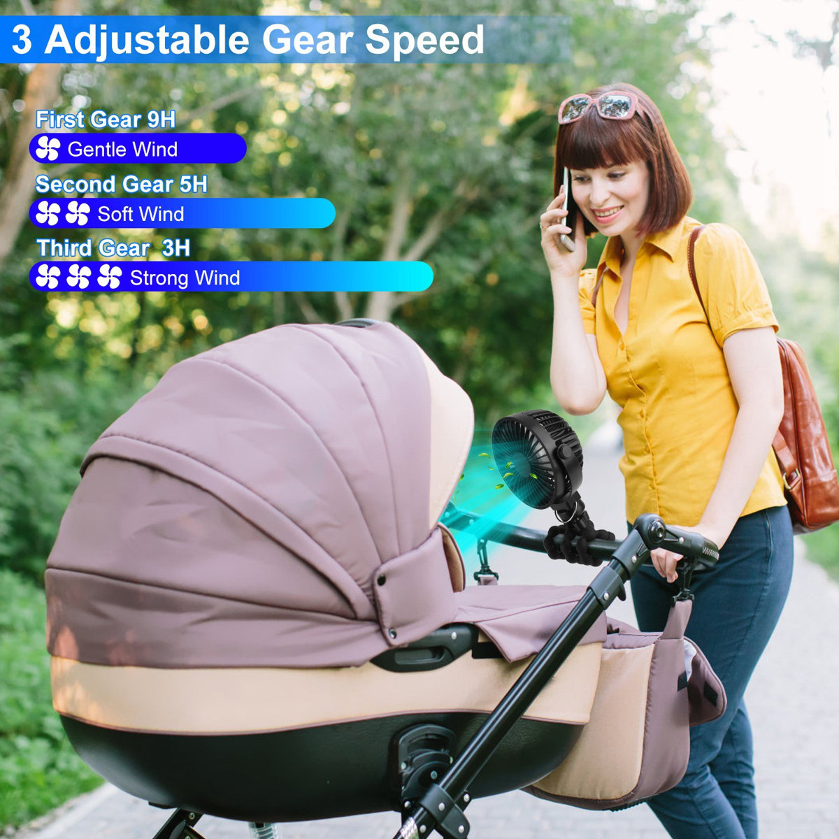 Edge Collections 5.31" Portable Fan | Wayfair