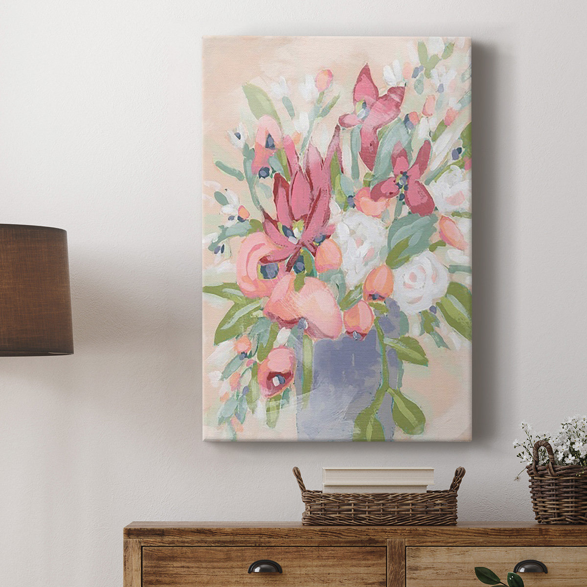 Winston Porter Blush Array I On Canvas Print | Wayfair