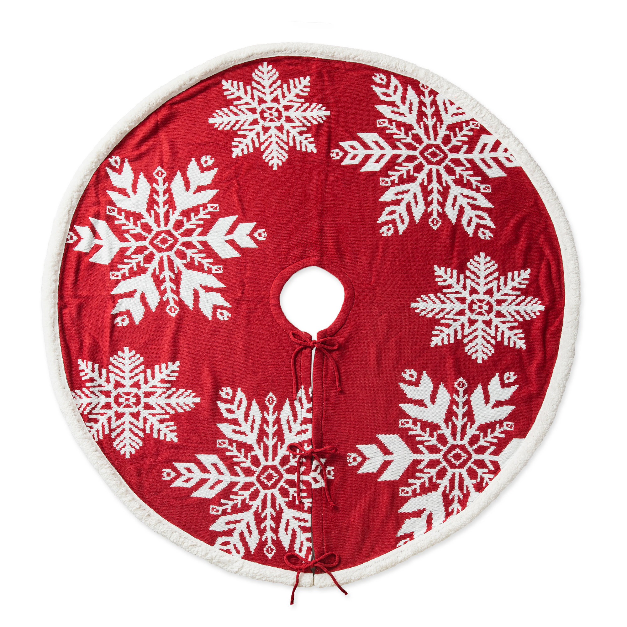 The Holiday Aisle® Jed Snowflake Tree Skirt & Reviews | Wayfair