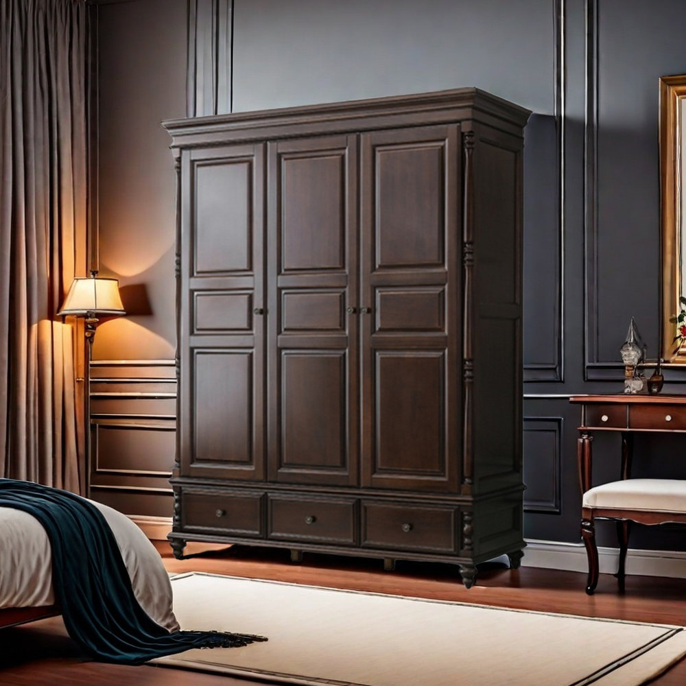 Parttlion American style retro country style wardrobe - Wayfair Canada