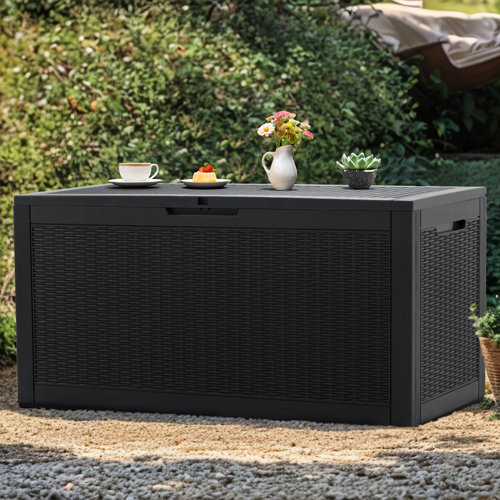 Black Deck Boxes & Patio Storage You'll Love | Wayfair