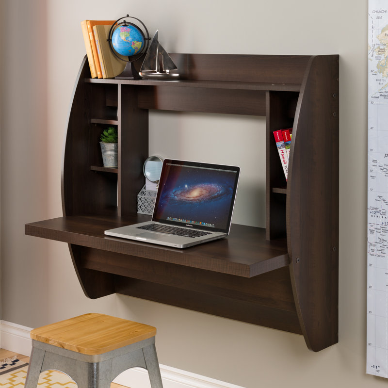 Latitude Run® Cushing Floating Desk & Reviews | Wayfair