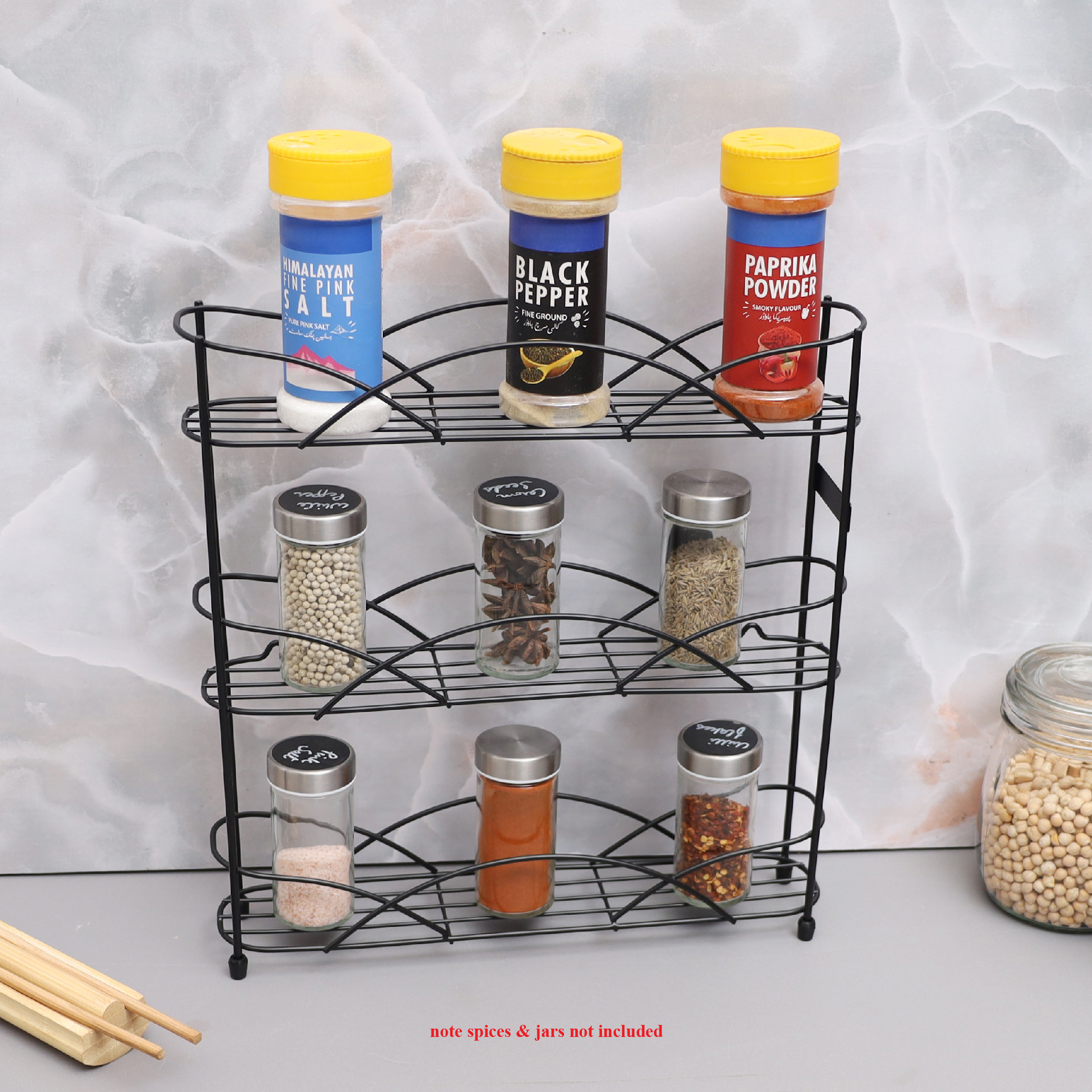 Buckingham Spice & Herb Jar free standing Organising Rack | Wayfair.co.uk