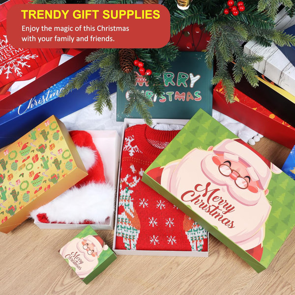 The Holiday Aisle® 18 Gift Boxes with Lids for Presents, Assorted ...