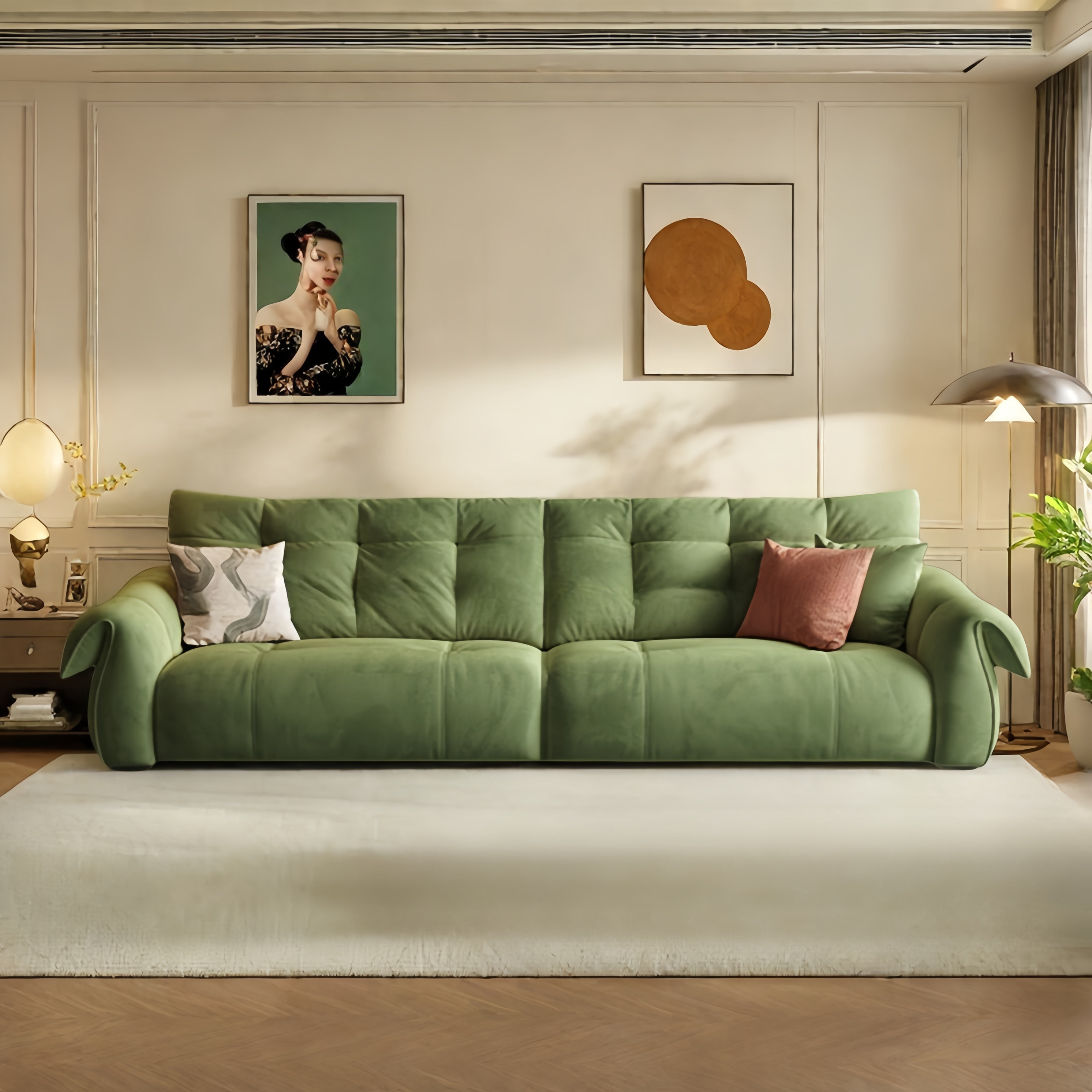 Walkoly New Straight - row Fabric Sofa | Wayfair