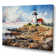 Latitude Run® Canadian Lighthouses Guiding Light III Framed On Canvas ...