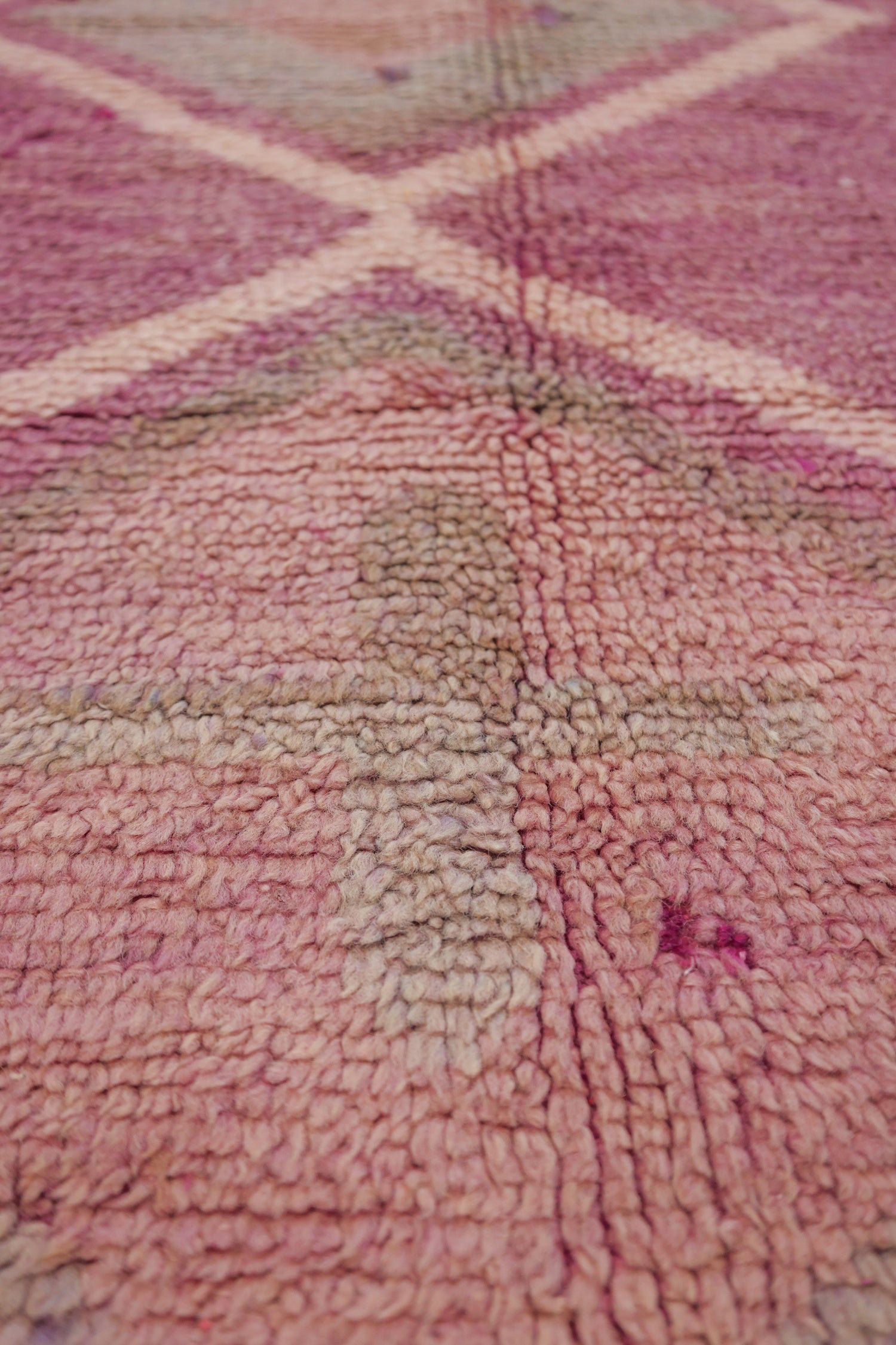 Landry & Arcari Rugs and Carpeting Vintage Moroccan Berber Wool On Wool ...