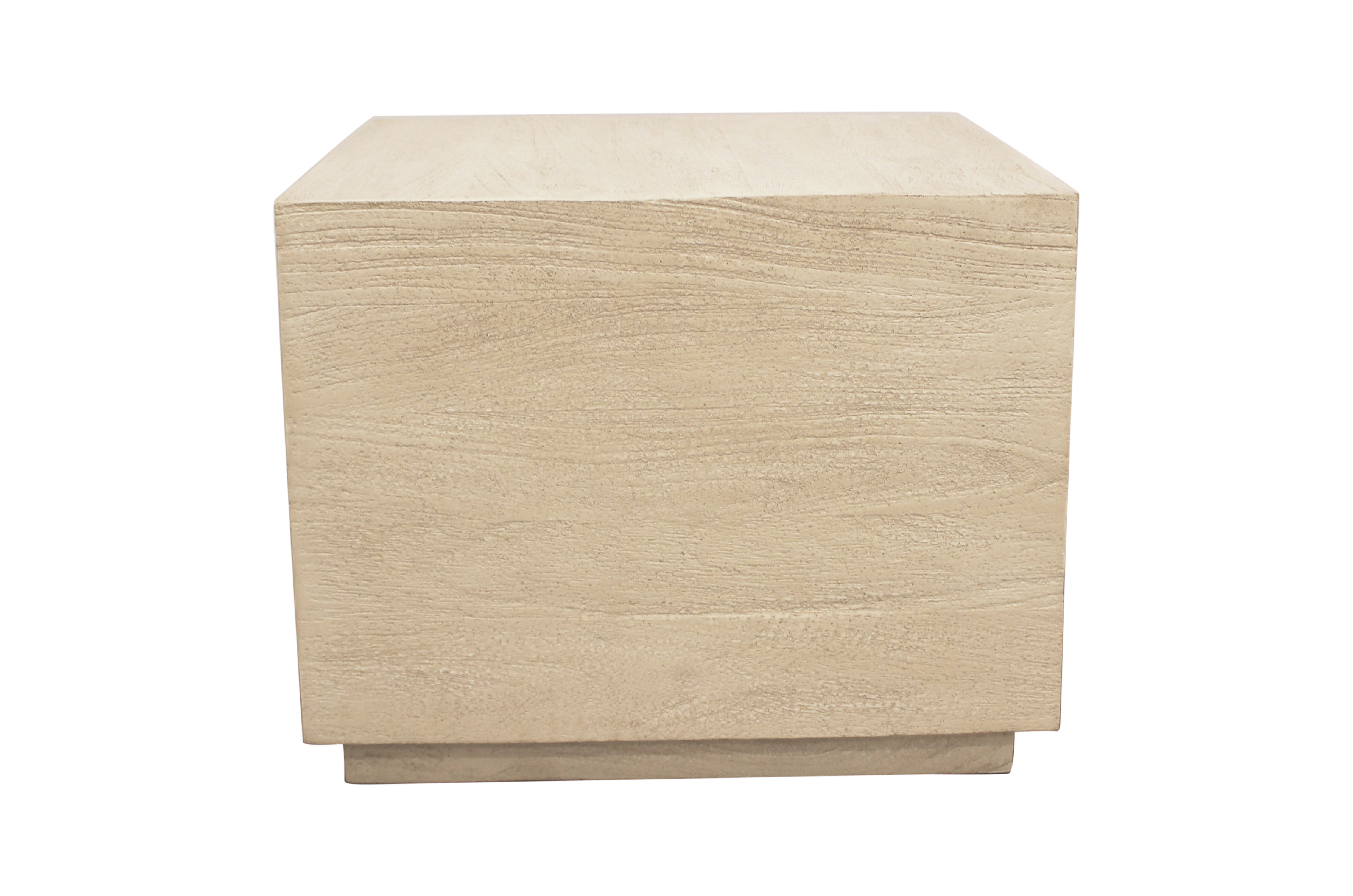 Wade Logan Briell Solid Wood Block End Table | Wayfair