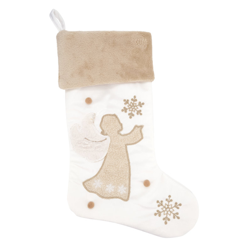 Saro Heavenly Elegance Angel Stocking | Wayfair