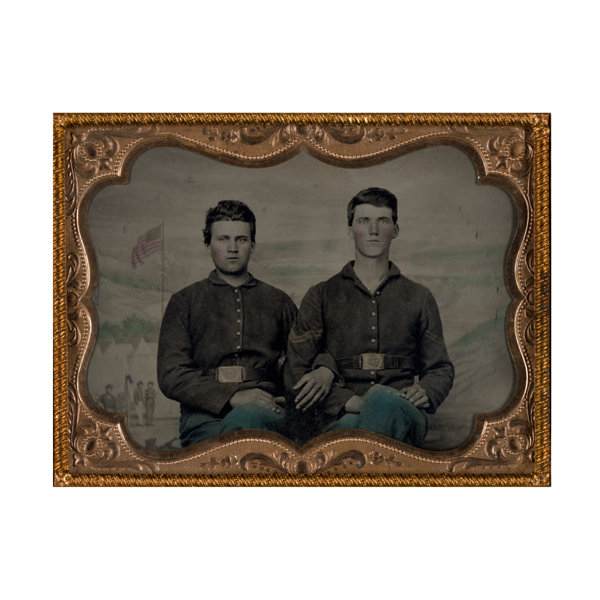 Charlton Home® Civil War Brothers In Arms On Canvas by Print Collection ...