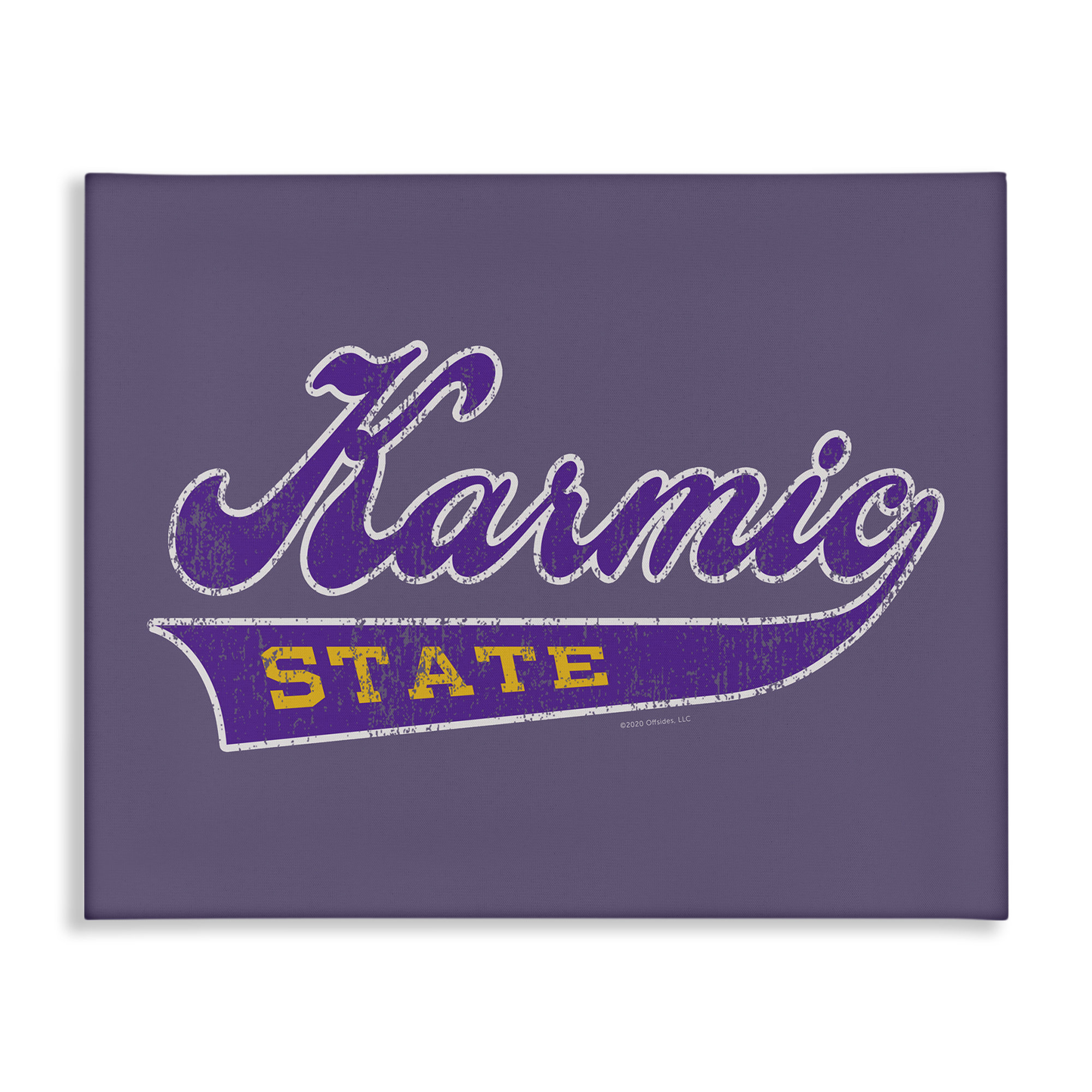 Trinx Karmic State Varsity Canvas Wall Art by Higher Learning/Life Is ...