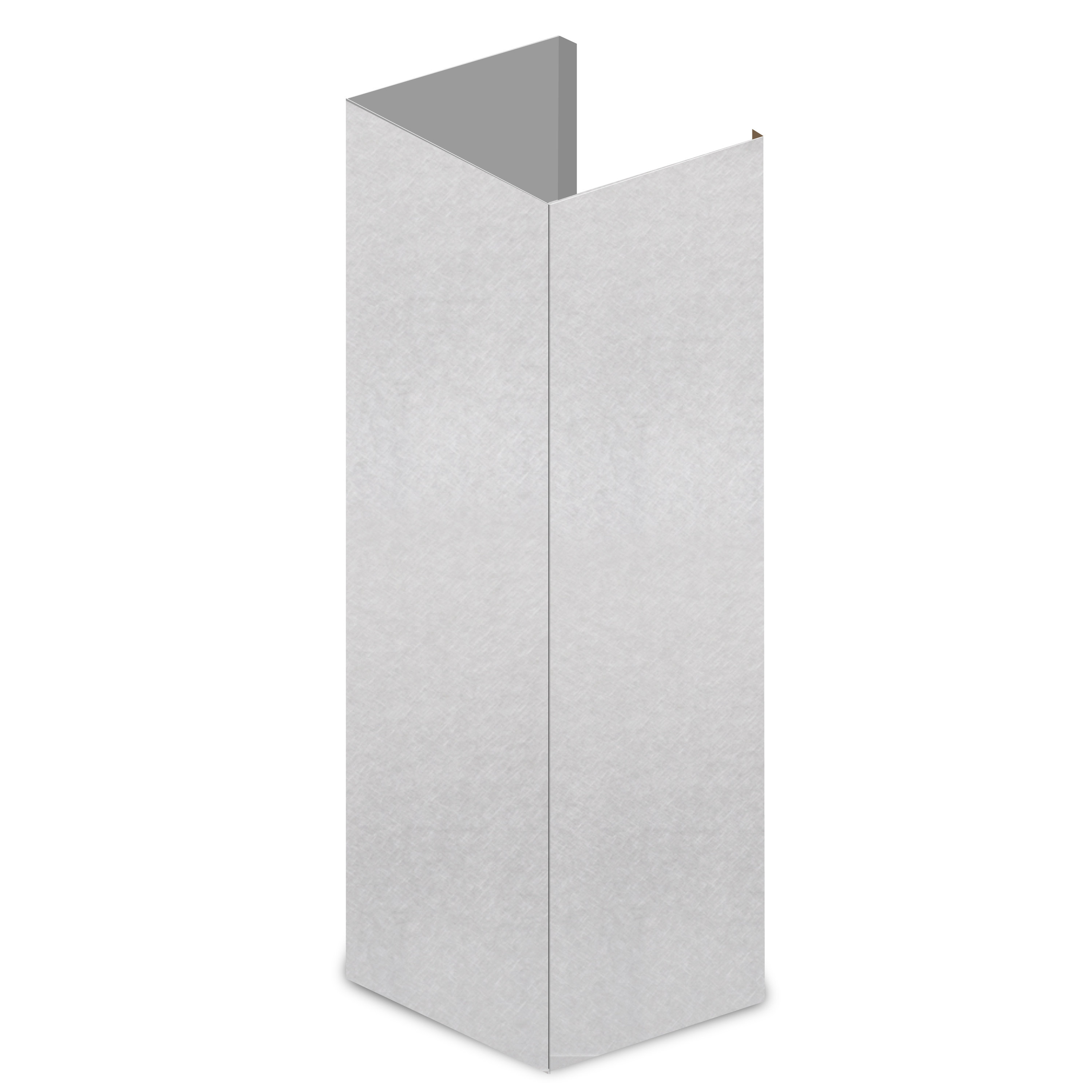 ZLINE 61 in. Satin Stainless Steel Chimney Extension for Ceilings up to ...