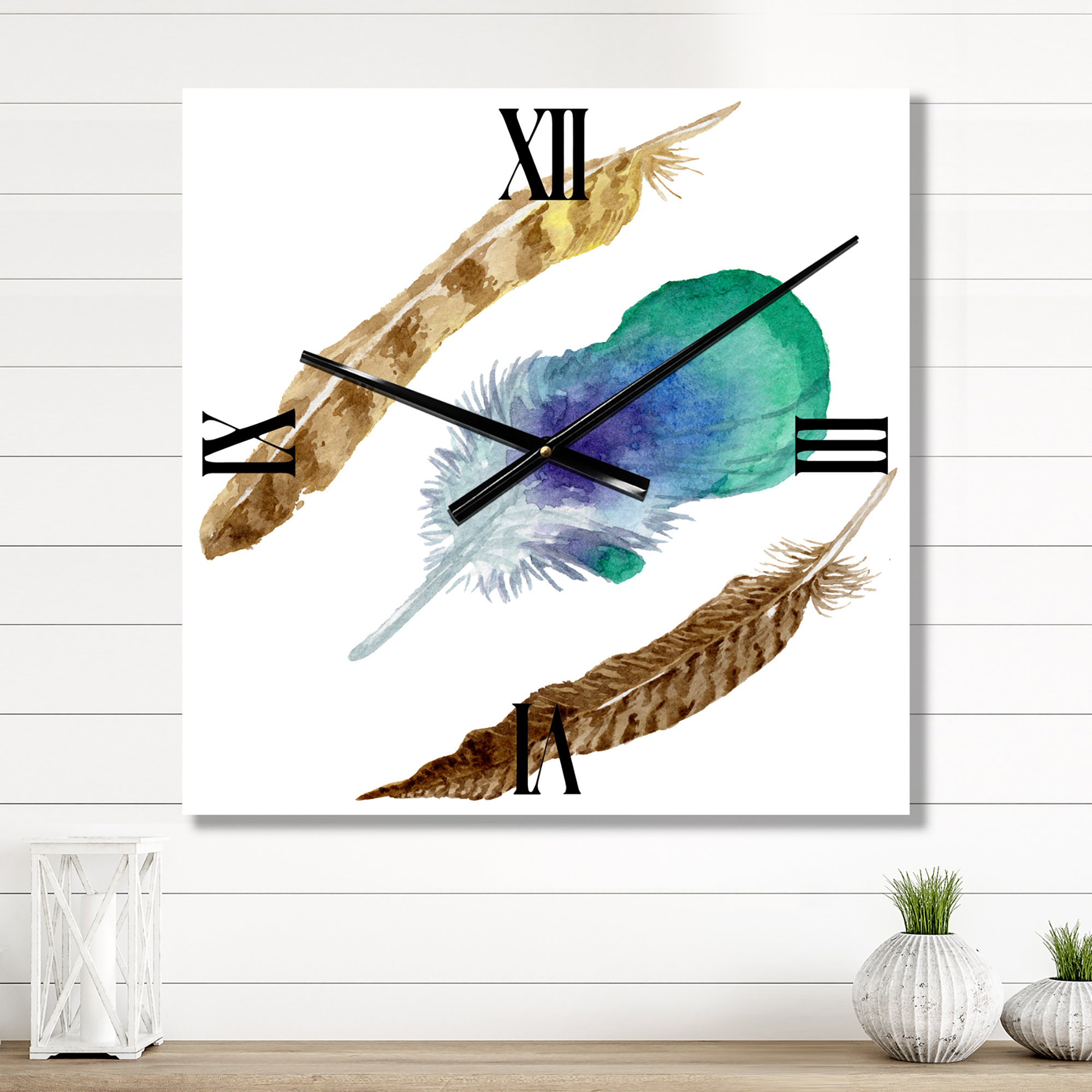 East Urban Home Bird Feather From Wing Isolated - Bohemian & Eclectic ...