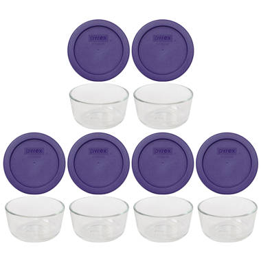 Pyrex 7200 Glass Bowls & 7200-PC Matching Lids | Wayfair