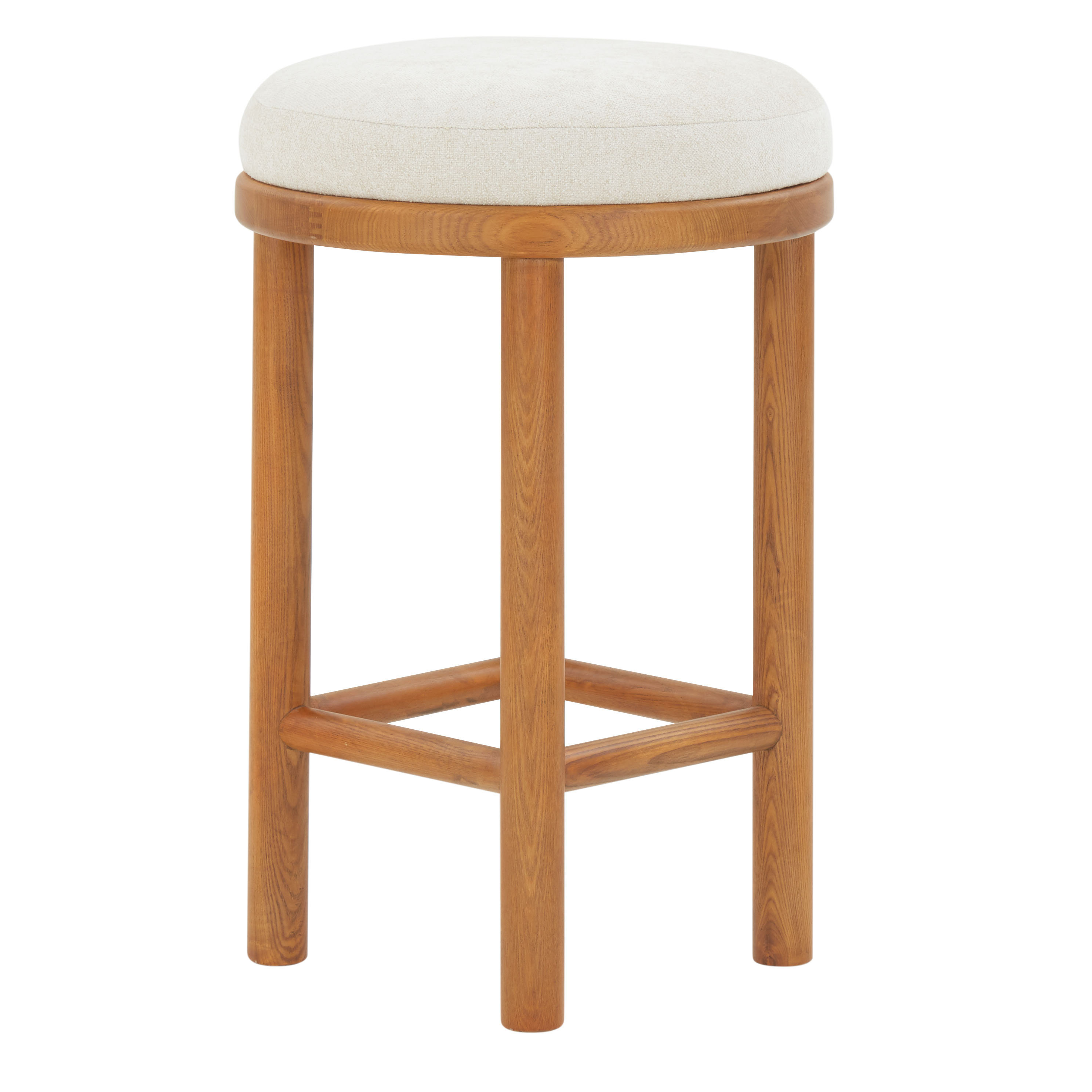 Gracie Oaks Ramos Round Wood Counter Stool | Wayfair