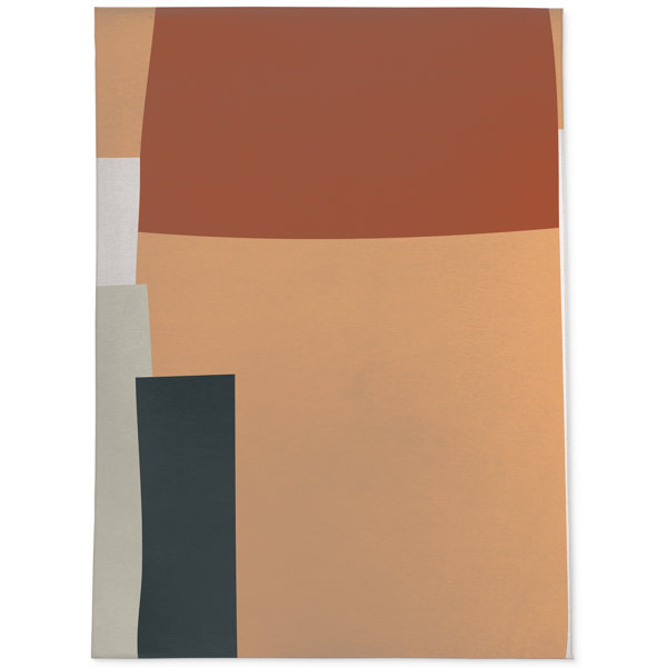Latitude Run® Rust/Terracotta/Brown/Black Area Rug - Wayfair Canada
